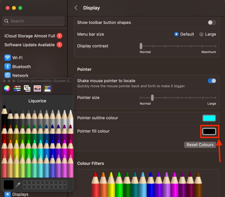 How to Change the Size and Color of Mac Pointer | Beebom