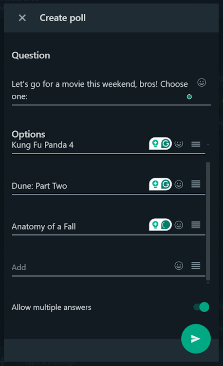 How to Create a Poll on WhatsApp | Beebom
