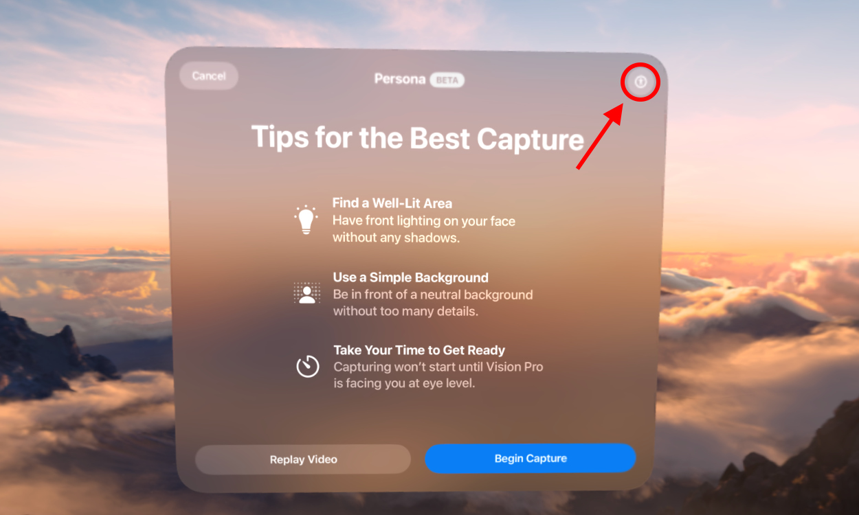 How to Create Persona on Vision Pro | Beebom