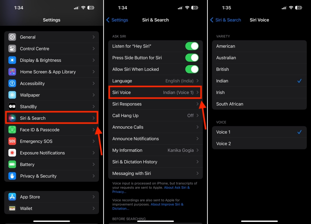 How to Change Siri's Voice on iPhone | Beebom