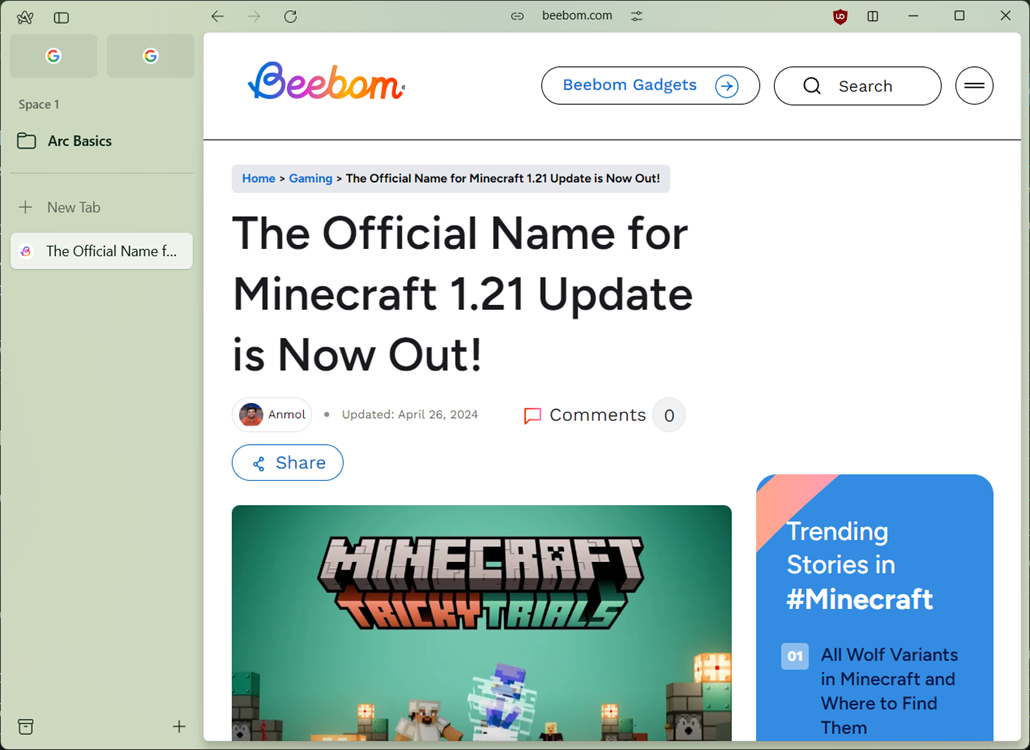 I Tried Arc on Windows: Likeable but Can It Replace My Current Browser ...