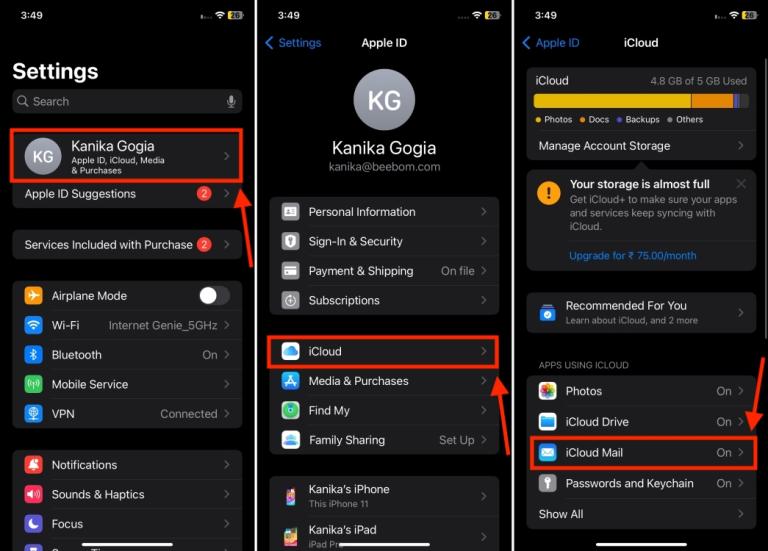 How to Change iCloud Email [2024 Guide] | Beebom