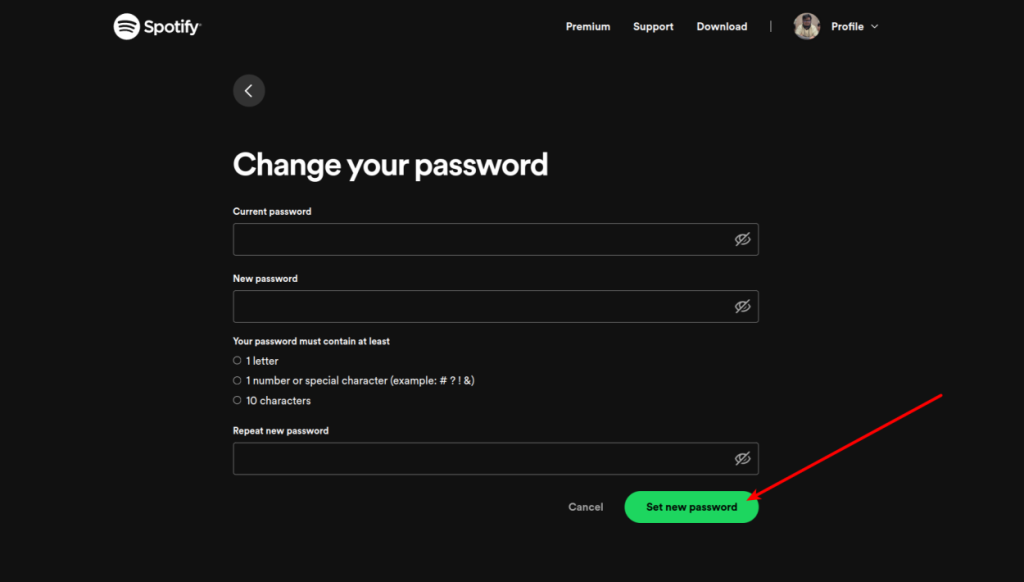How to Change or Reset Spotify Password | Beebom