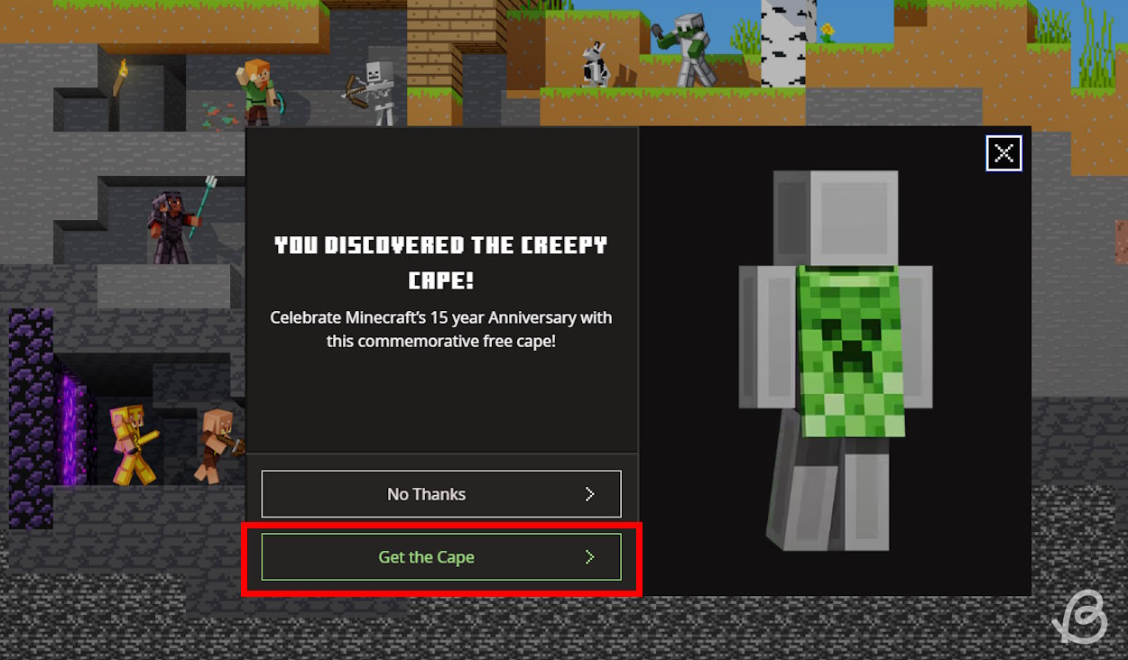 How to Get the Minecraft Creeper Cape (15th Anniversary Cape) | Beebom