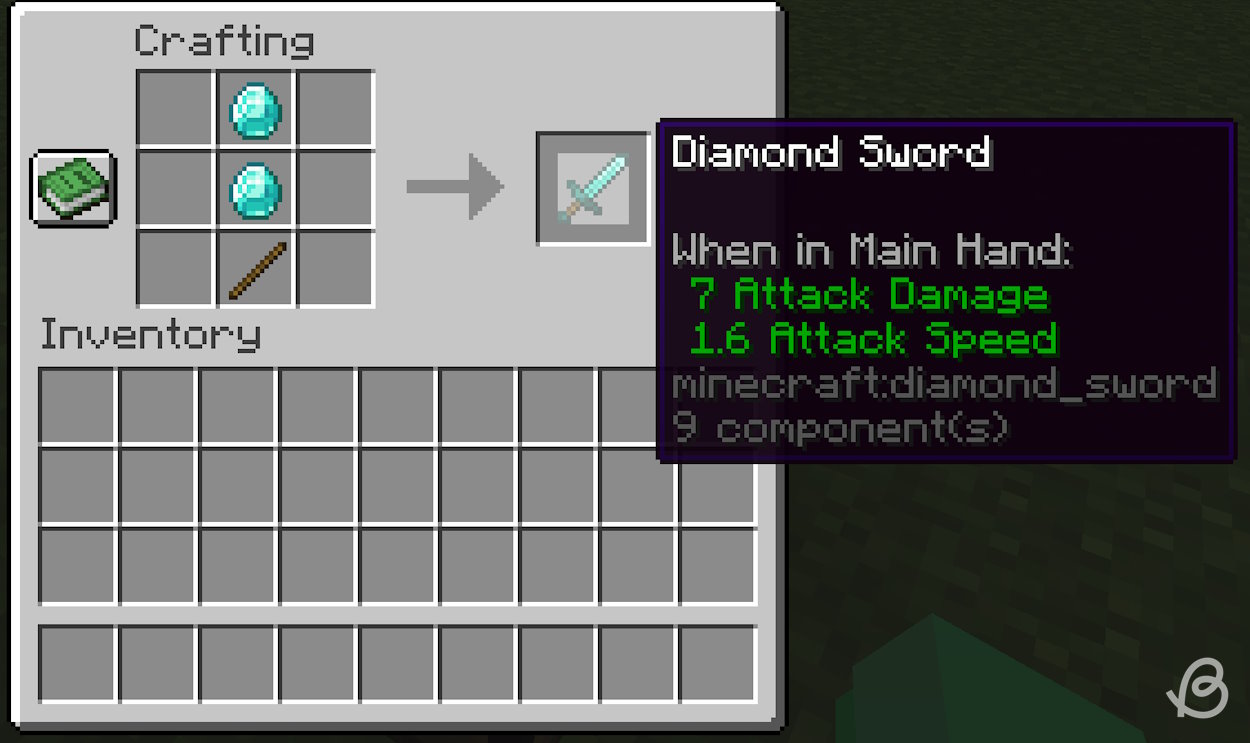 How to Make a Diamond Sword in Minecraft | Beebom