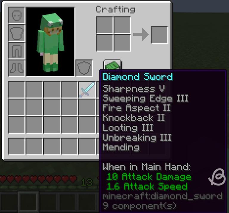 How to Make a Diamond Sword in Minecraft | Beebom