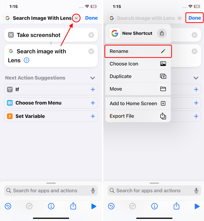 This iOS Shortcut Brings Circle to Search Feature to Your iPhone, Sort Of | Beebom