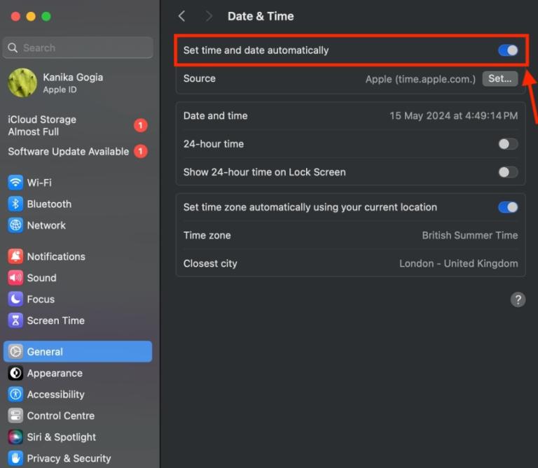 6 Ways to Fix MacBook Showing Wrong Date and Time | Beebom