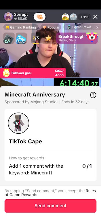 How to Get the Minecraft TikTok Cape | Beebom