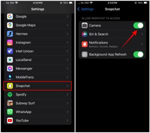 How to Allow Camera Access on Snapchat | Beebom