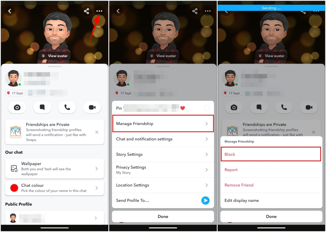 How to Block Someone on Snapchat | Beebom