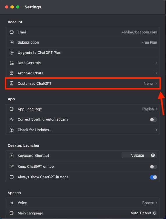 How to Get and Use ChatGPT macOS App | Beebom