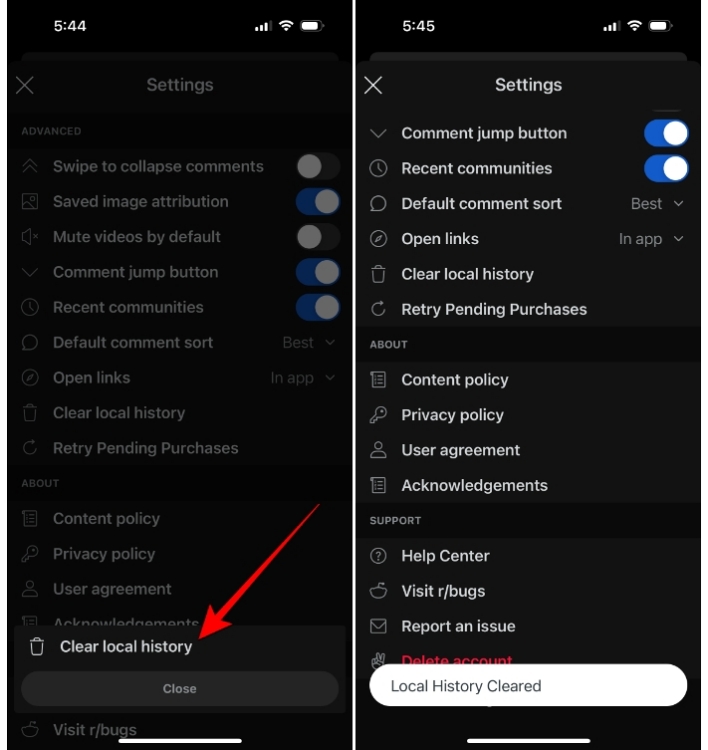 How to Delete Reddit History | Beebom