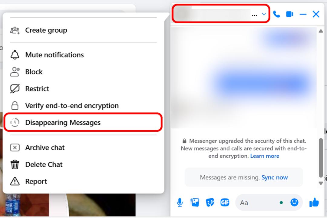 How to Turn on Disappearing Messages on Facebook | Beebom