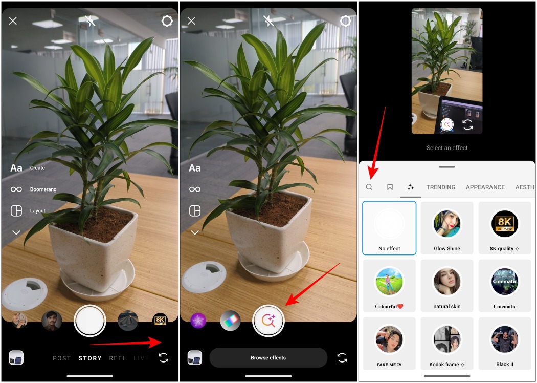 How to Search For Effects on Instagram | Beebom