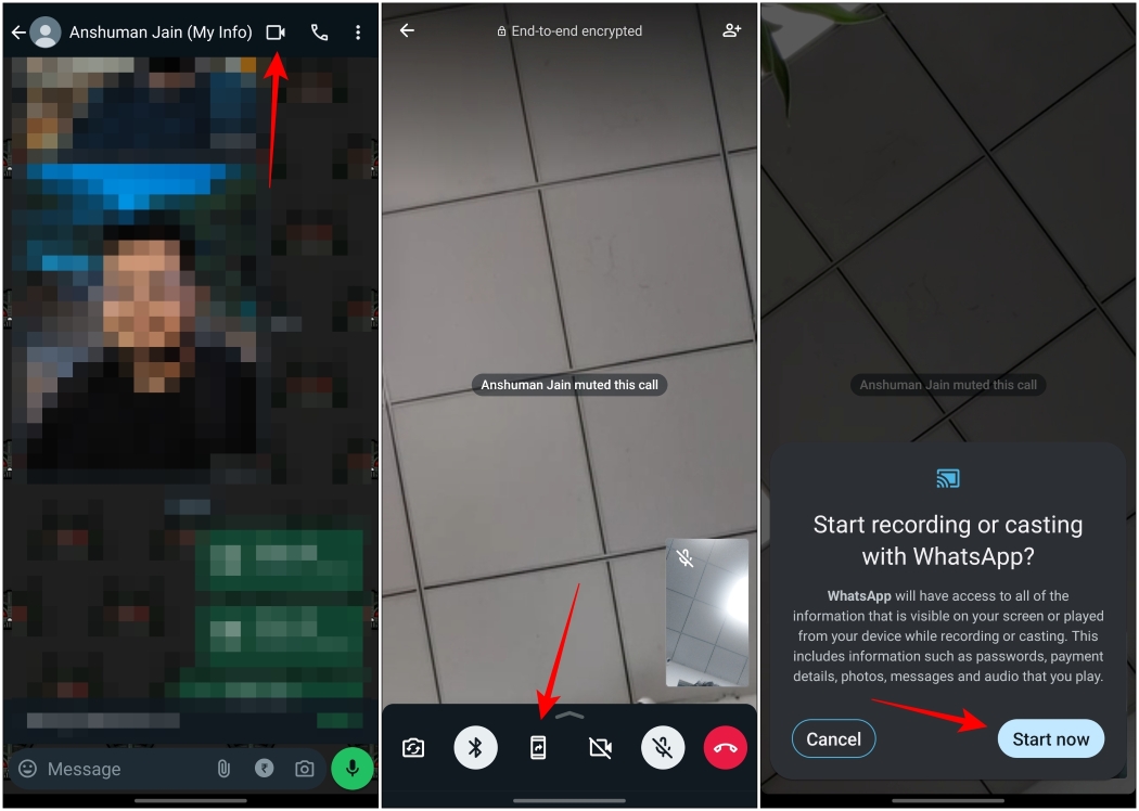 How to Share Screen on WhatsApp | Beebom