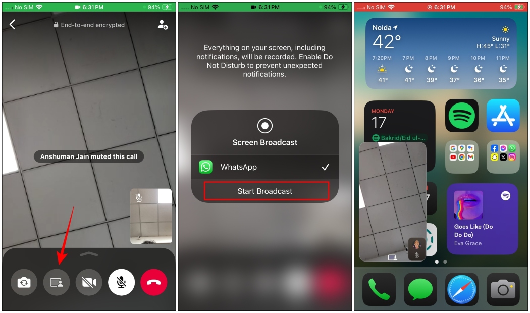 How to Share Screen on WhatsApp | Beebom