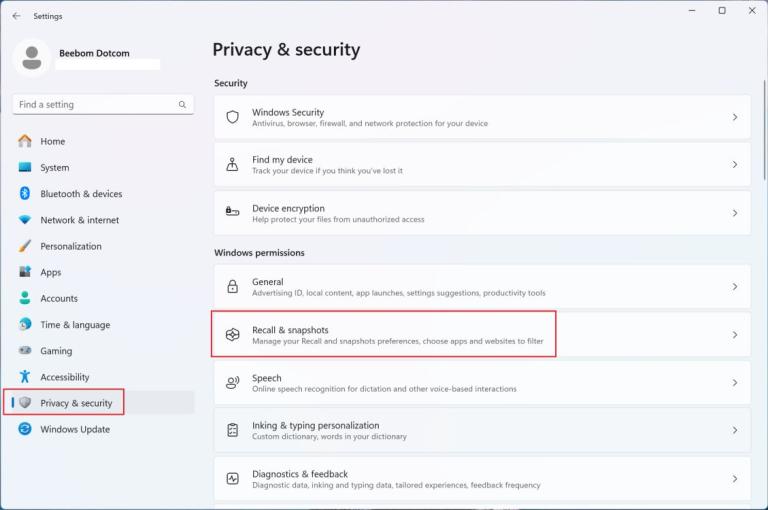 How to Disable or Uninstall Windows Recall on Copilot+ PCs | Beebom