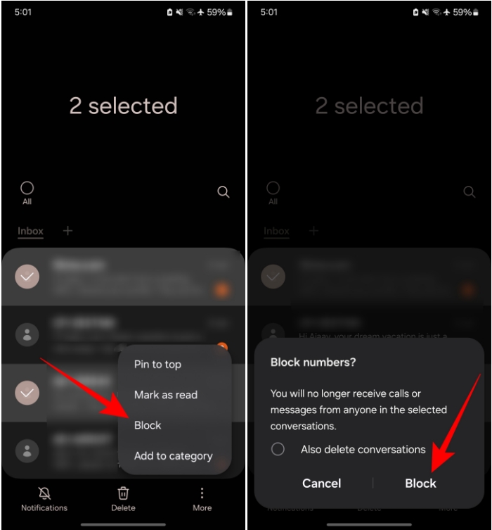 How to Block Text Messages on Android | Beebom