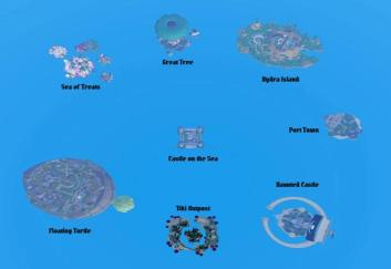 Blox Fruits Map 2025: All Islands, Locations & Level Requirements | Beebom