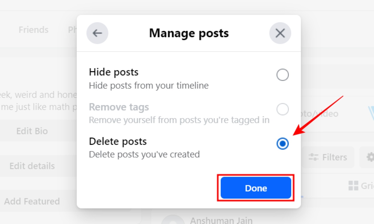 How to Bulk Delete Facebook Posts | Beebom