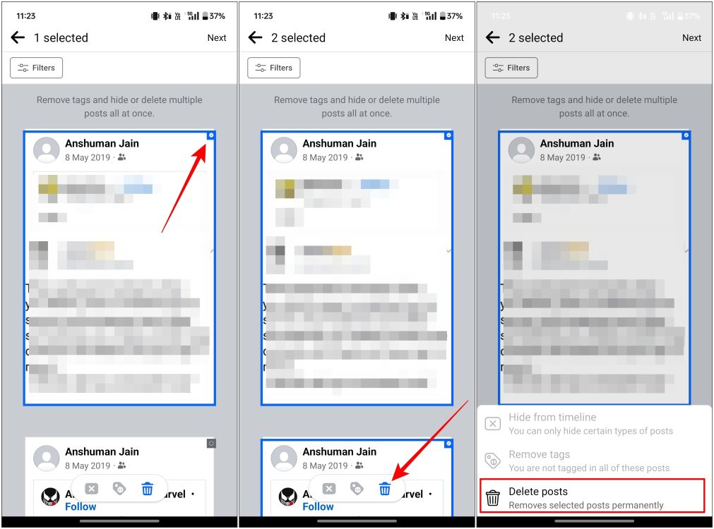 How to Bulk Delete Facebook Posts | Beebom