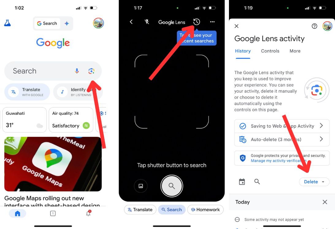 How to View and Delete Google Lens History | Beebom