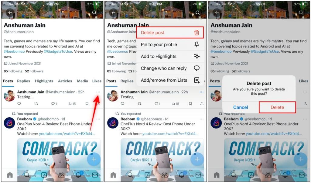 How to Delete One or All Tweets on X (Twitter) | Beebom