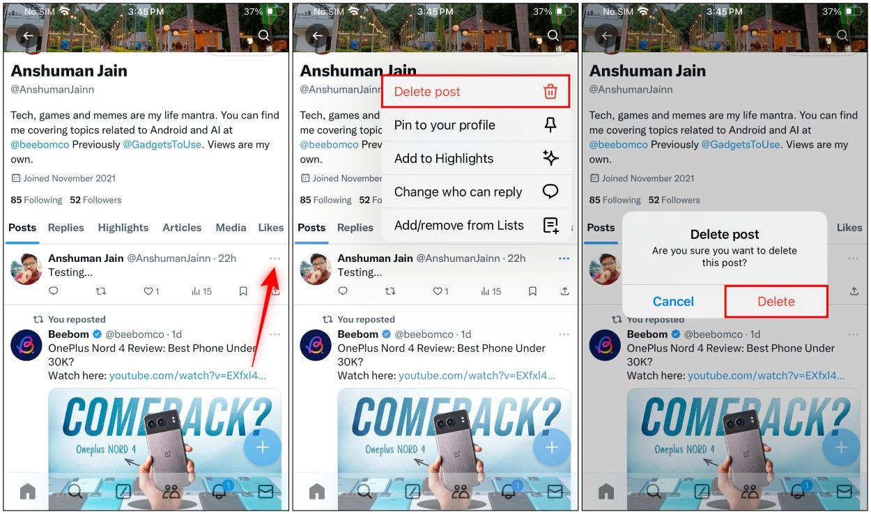 How to Delete One or All Tweets on X (Twitter) | Beebom