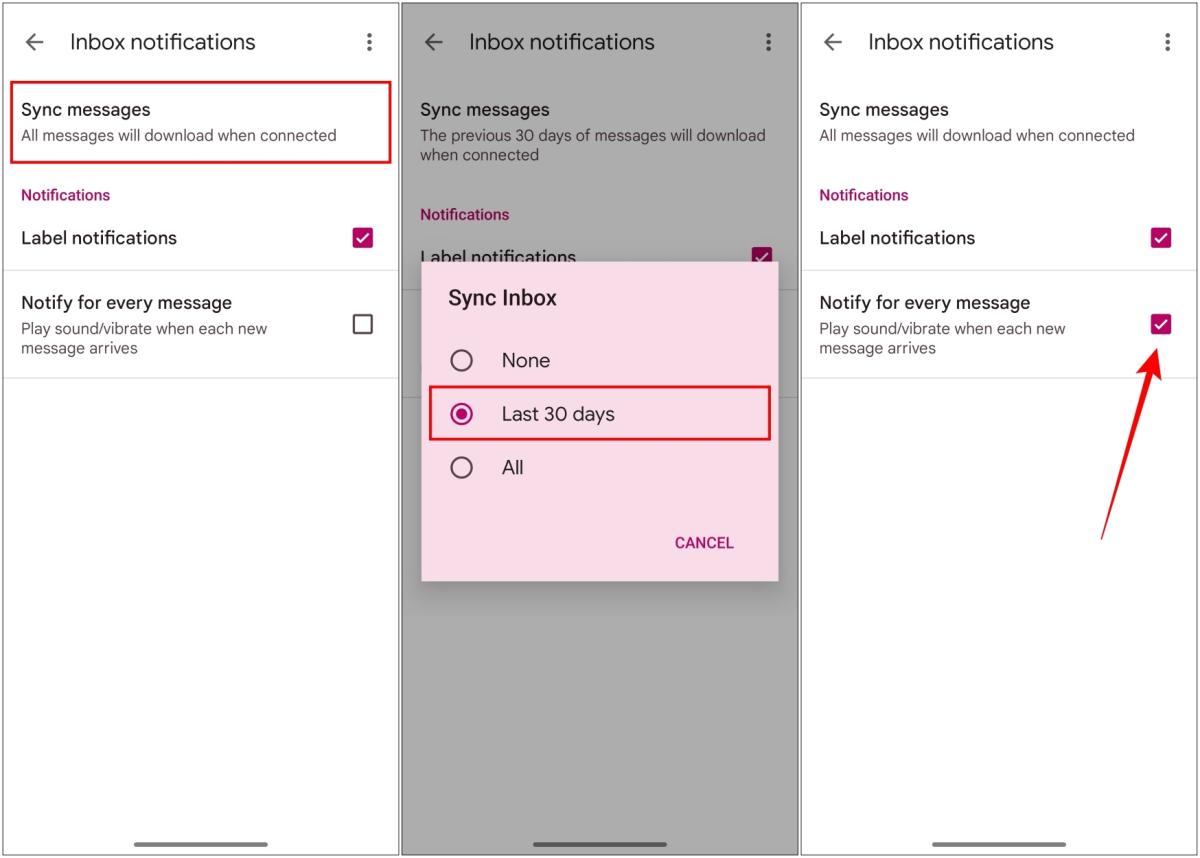 How to Set Up Gmail App Notifications on Android | Beebom