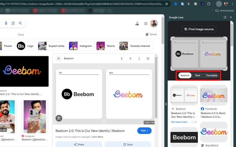 How to Use Google Lens on PC | Beebom