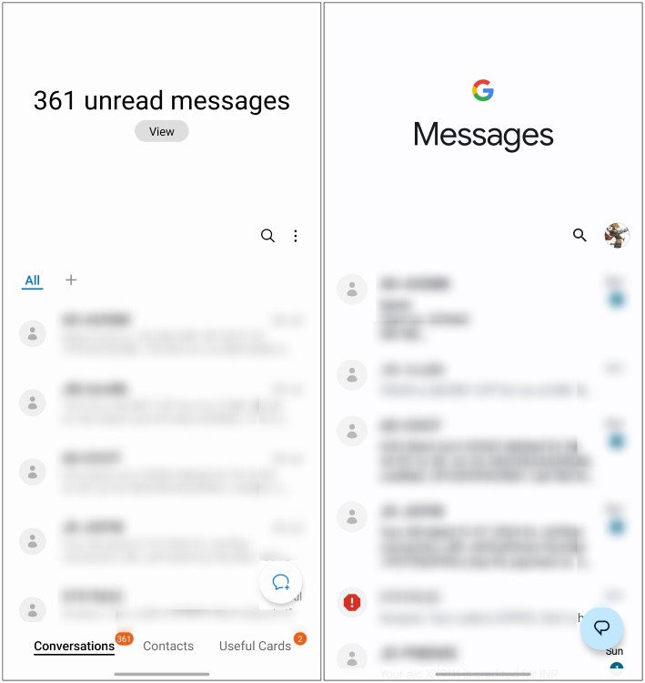 Google Messages vs Samsung Messages: Which App Should You Use? | Beebom