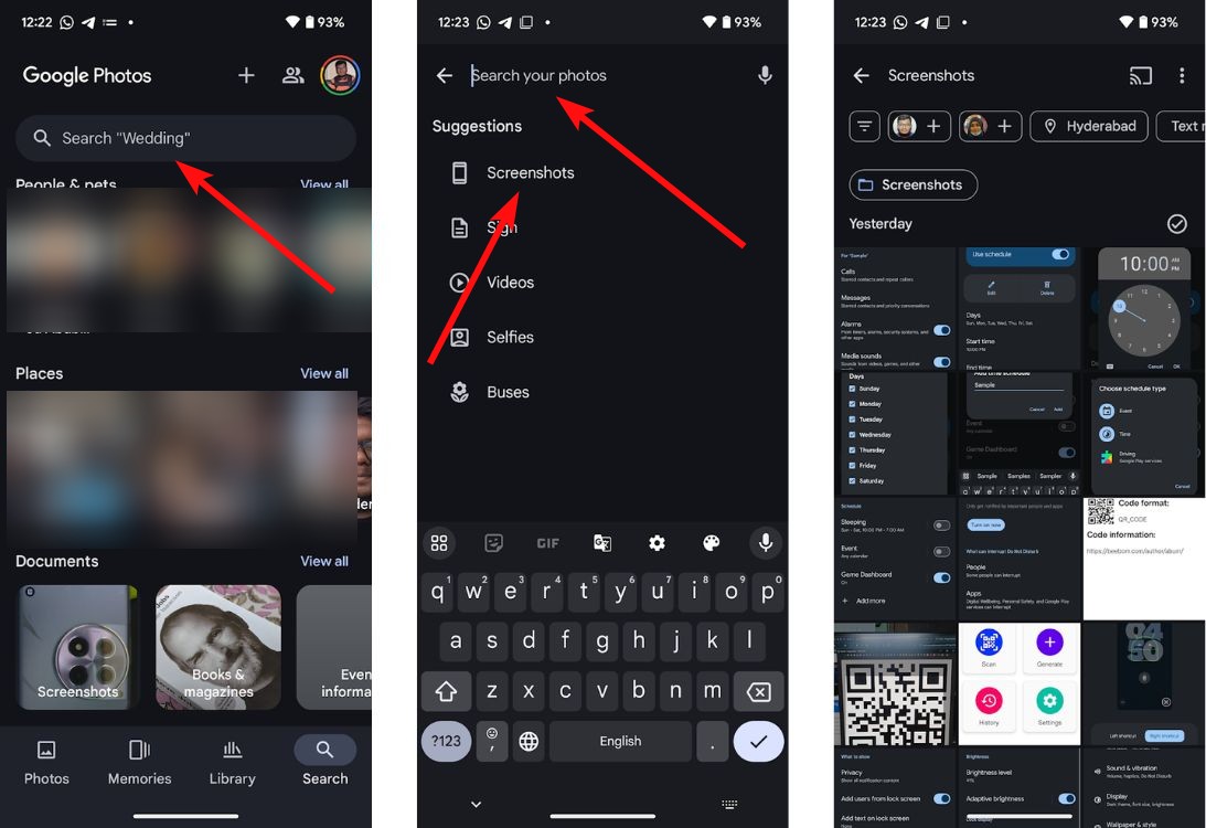 How to Quickly Find Screenshots in Google Photos | Beebom