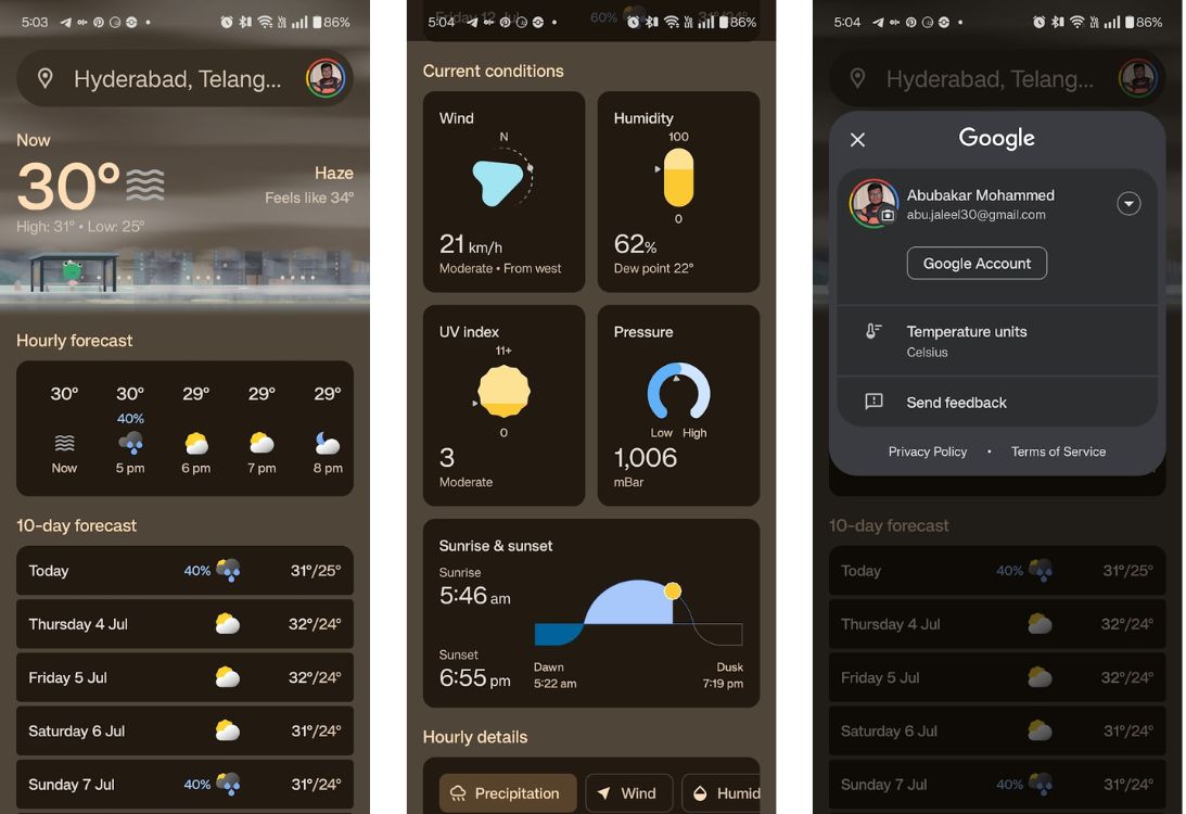 8 Best Weather Apps for Android | Beebom