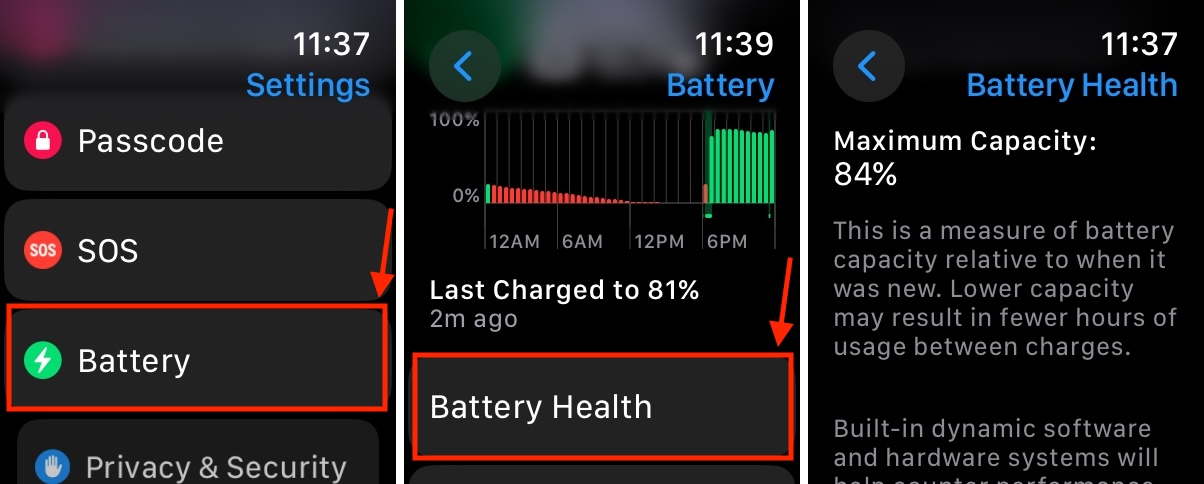 How to Check Apple Watch Battery Health and Usage | Beebom