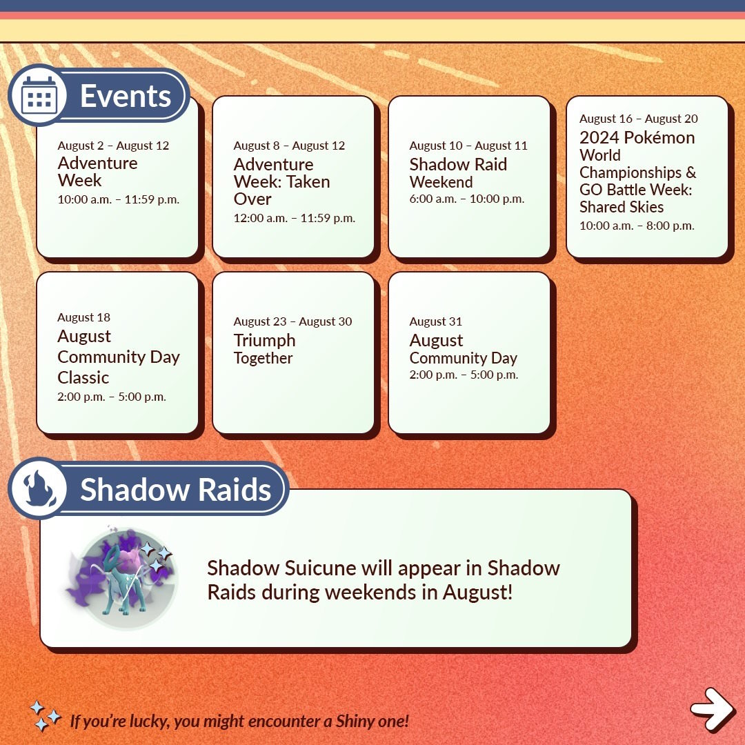 Pokemon GO August 2024 Events: A Complete Guide | Beebom