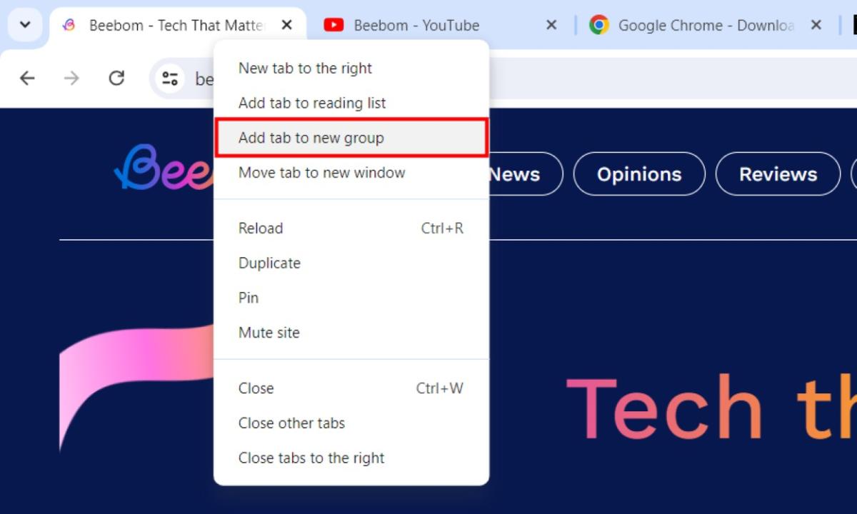 How to Create and Save Tab Groups in Chrome | Beebom