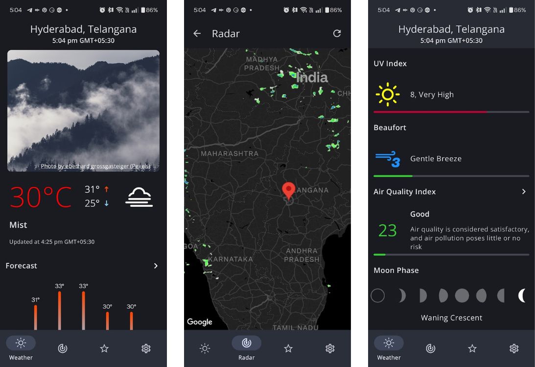 8 Best Weather Apps for Android | Beebom