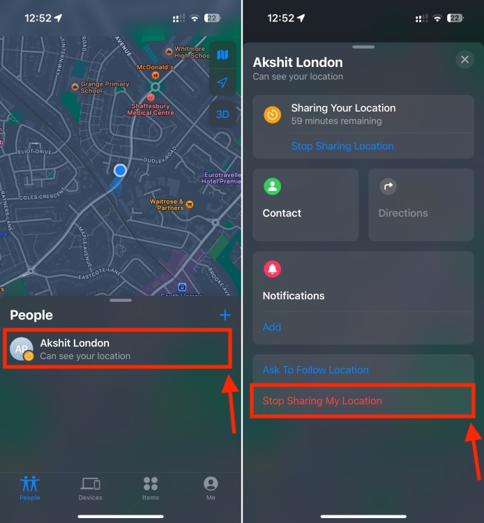 How to Stop Sharing iPhone Location Without Them Knowing | Beebom