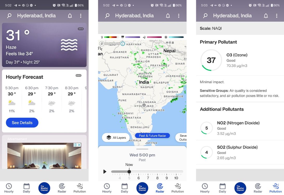 8 Best Weather Apps for Android | Beebom