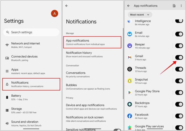 How to Set Up Gmail App Notifications on Android | Beebom