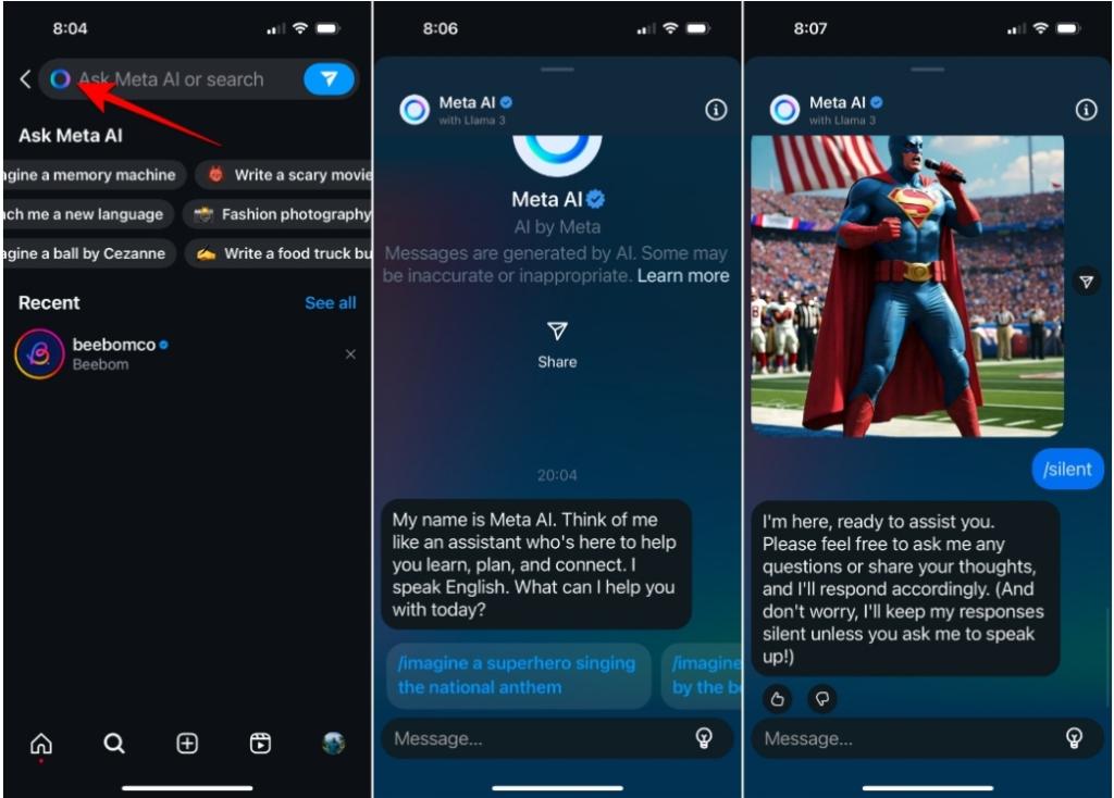 How to Use Meta AI Chatbot on WhatsApp, Instagram & Facebook | Beebom