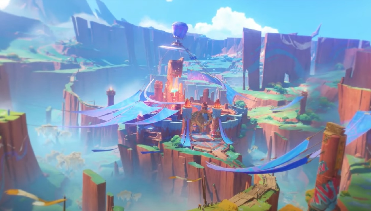 Genshin Impact Natlan Map Leaks: Size, Tribe Settlements, and Caves | Beebom