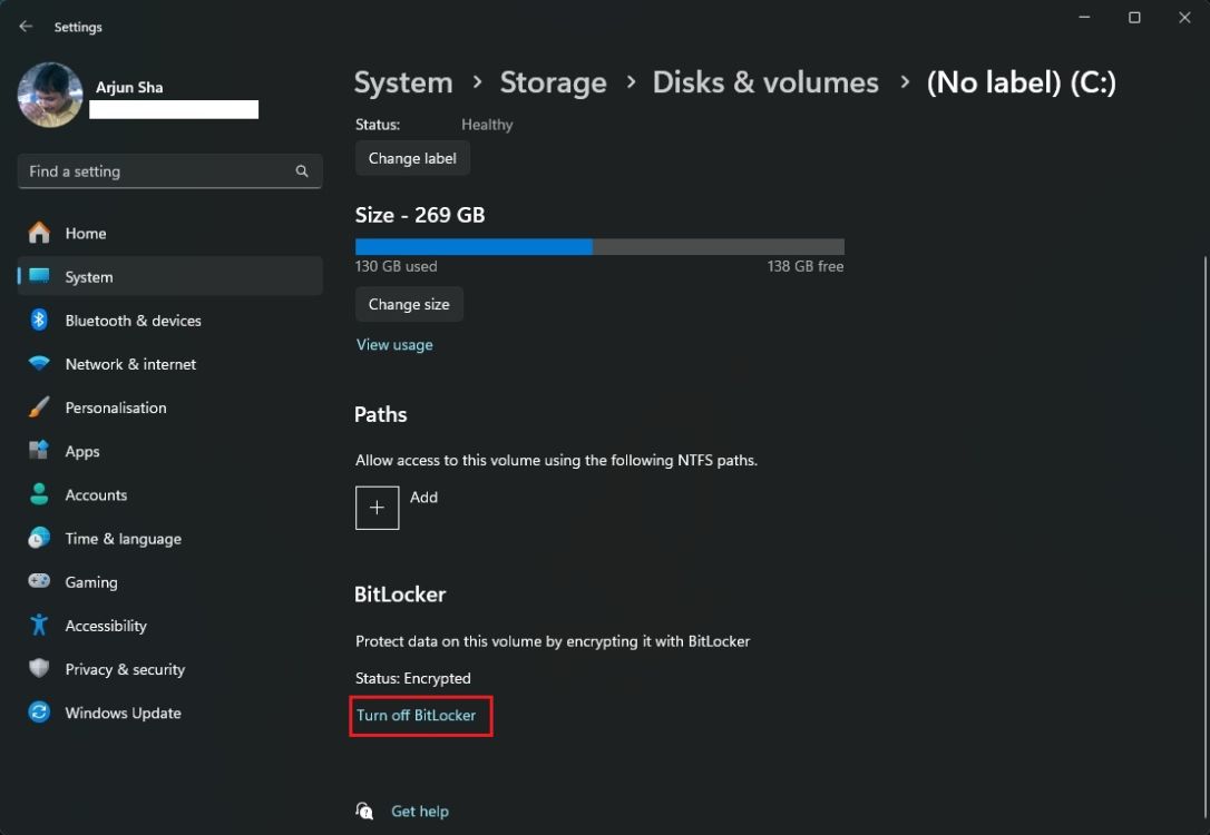 How to Disable BitLocker in Windows 11 and 10 | Beebom