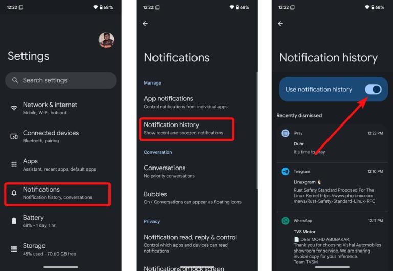 How to Check Notification History on Android | Beebom