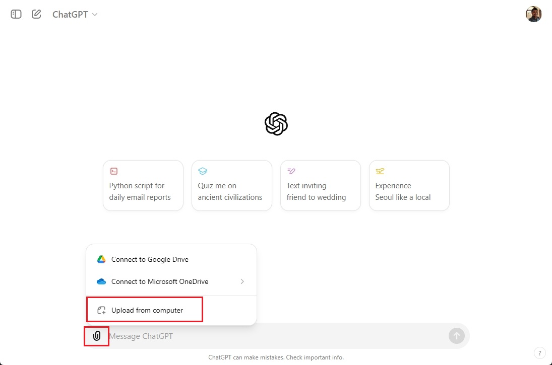 How to Upload a Document to ChatGPT (2024 Guide) | Beebom