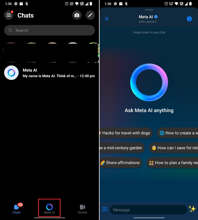 How to Use Meta AI Chatbot on WhatsApp, Instagram & Facebook | Beebom