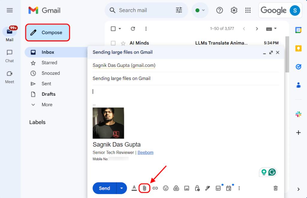Gmail Attachment Size Limit: How to Send Larger Files | Beebom