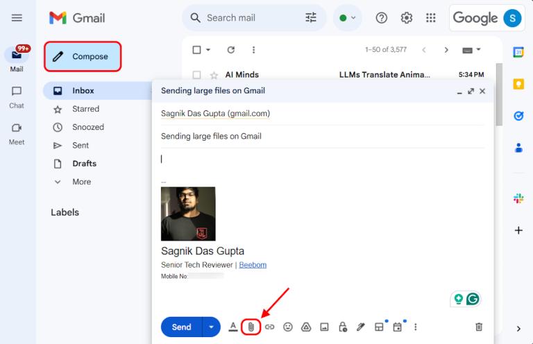 Gmail Attachment Size Limit: How to Send Larger Files | Beebom