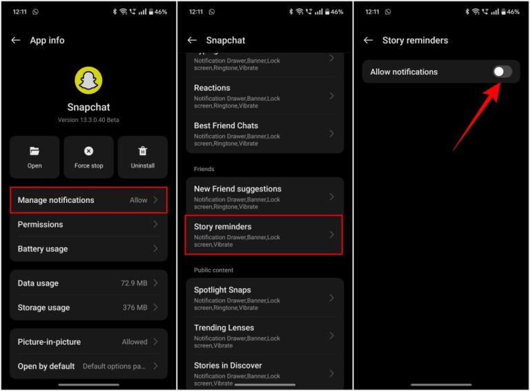 How to Turn Off Snapchat Story Notifications | Beebom